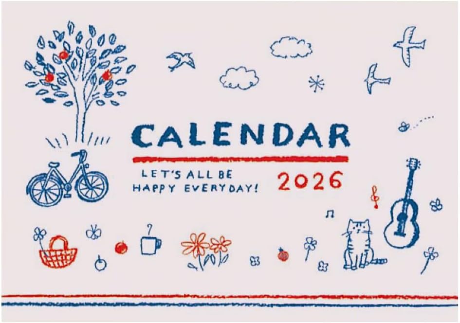 Ryu-Ryu 2026 Illustrated Life Calendar — Japanese Book Store