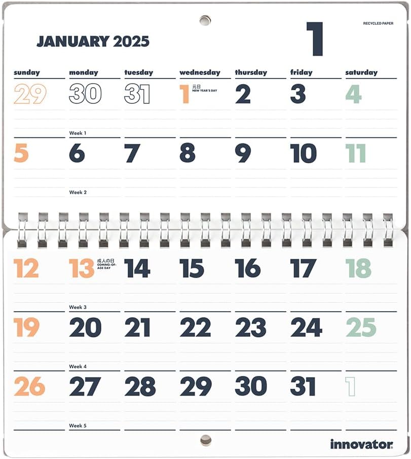 Innovator 2025 Calendar In Hand 31356006 — Japanese Book Store