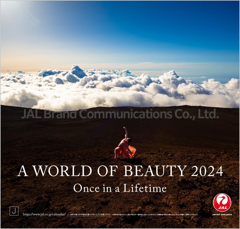 JAL 'A WORLD OF BEAUTY' (Normal Size) 2024 Calendar CL24-1132 ...